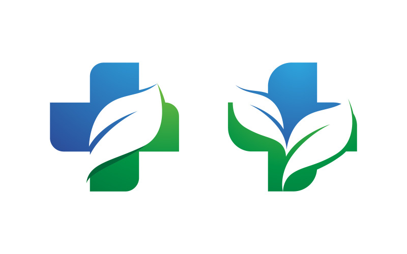 Sağlıklı yaşam Tıbbi Logo şablonu vektör çizim tasarımı v.15