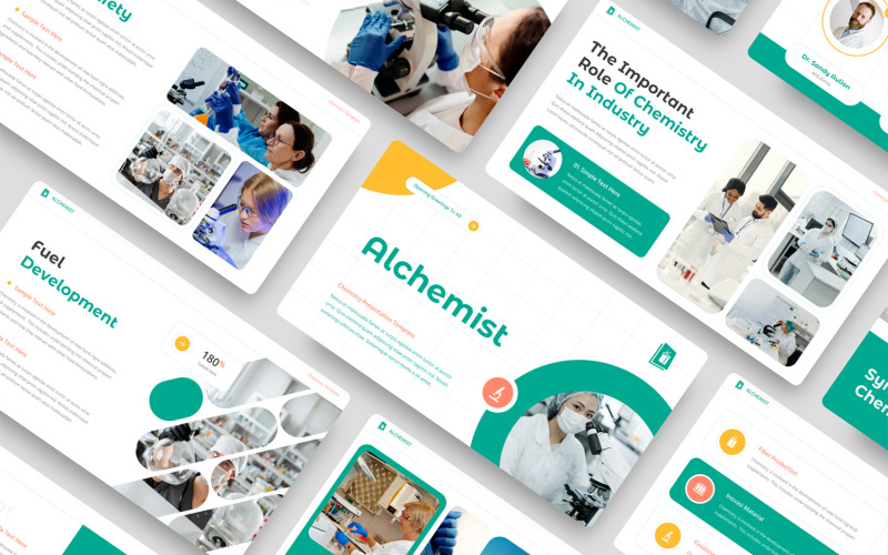 Alchemist - Chemistry Google Slide Template - TemplateMonster
