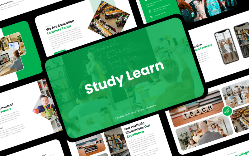 Study Learn - Education Presentation - TemplateMonster