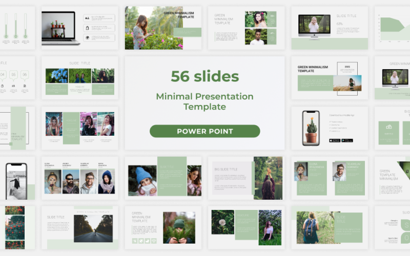 Modello di presentazione PowerPoint Minimalizm