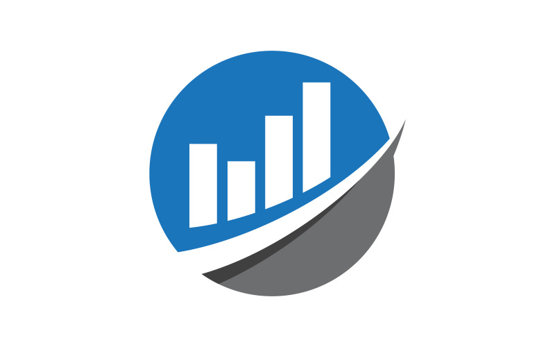 Bilgi Grafik İşletme Finans Logo şablonu simge tasarımı v.10