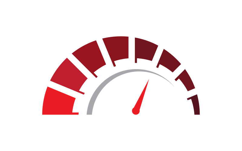 Icône de compteur de vitesse et de vitesse pour la conception d ...