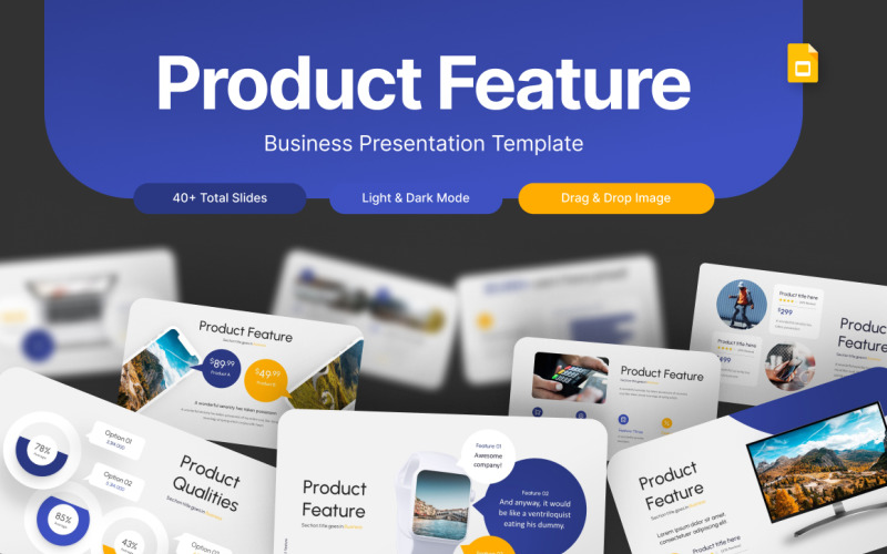 Product Feature Business Google Slides Template