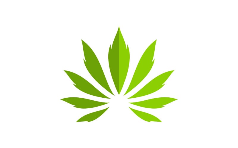 Cannabis marijuana sign symbol illustration design template v.2