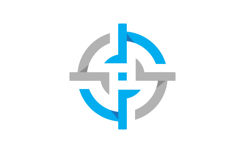 Foco ícone ilustração vetorial design Logo template v.9