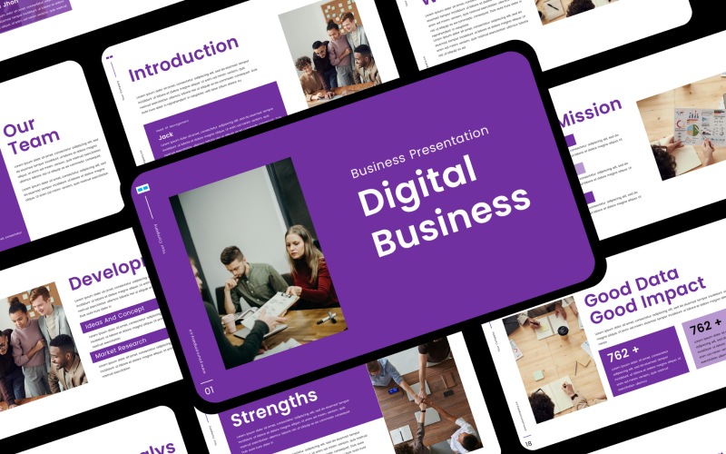 Wise - Digital Business Presentation - TemplateMonster