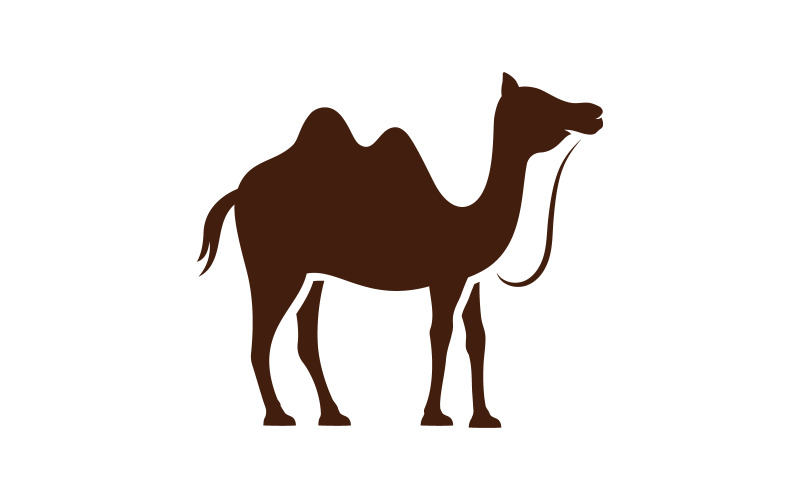 Camel Icon Vector illustration design template v.1