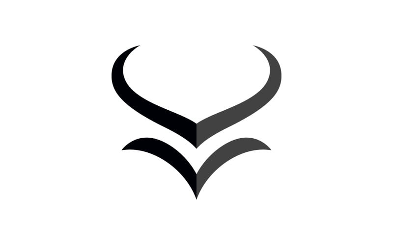 Taurus Logo vector icon illustration design template v.10