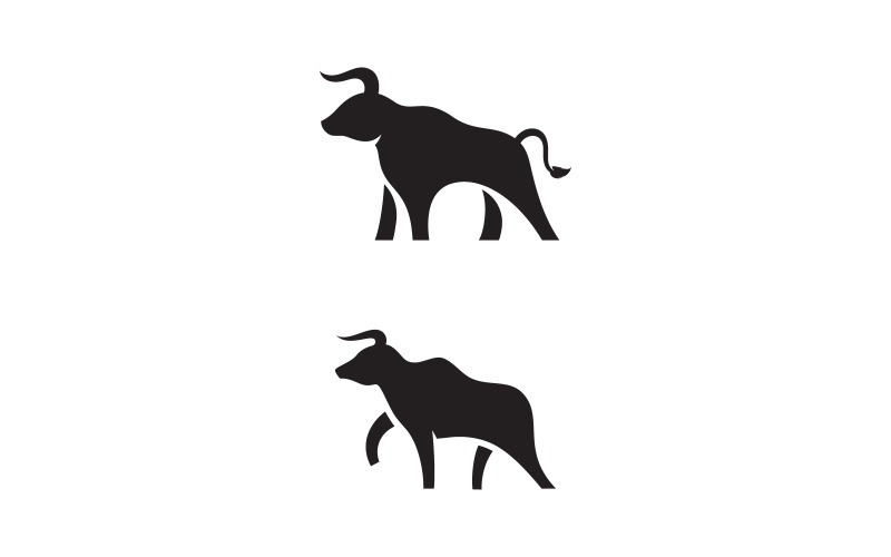 Taurus Logo vector icon illustration design template v.15