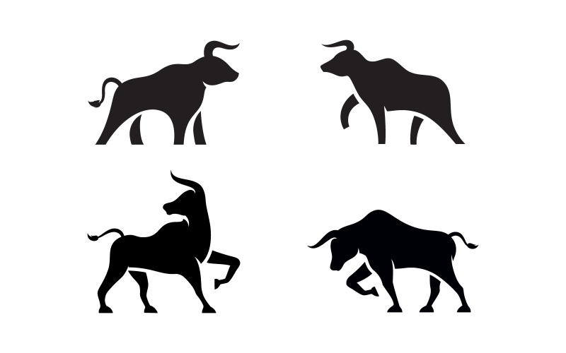 Taurus Logo vector icon illustration design template v.20
