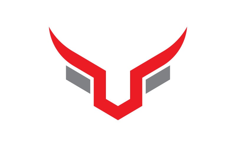 Taurus Logo vector icon illustration design template v.7