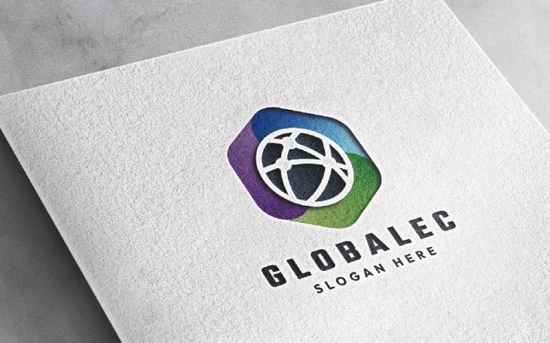 Global Cube Connect Professional Logo - TemplateMonster
