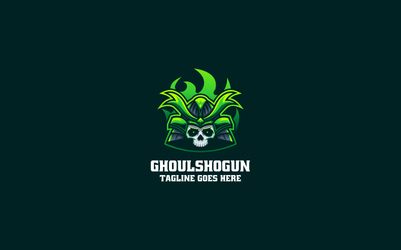 Logo de Ghoul Shogun E-Sport et Sport - TemplateMonster