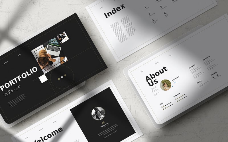 Portfolio Template | InDesign #494548 - TemplateMonster