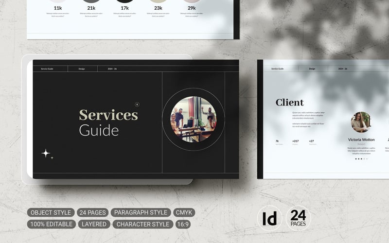 Services Guideline Template | InDesign - TemplateMonster