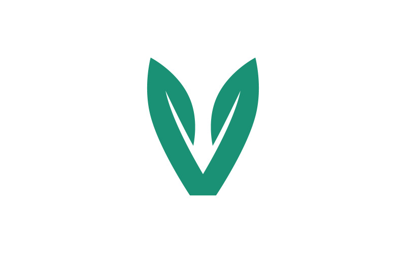 V Logo Design and template. Creative V icon initials based Letters in ...