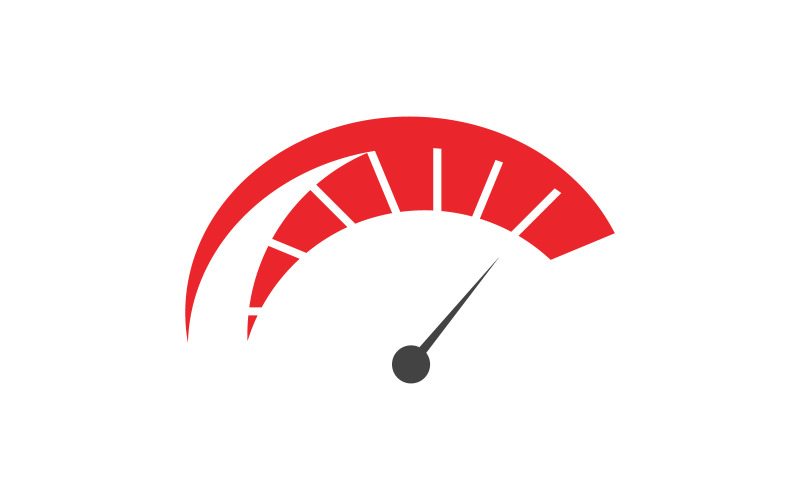 Speedo meter icon design Logo vector illustration v.1