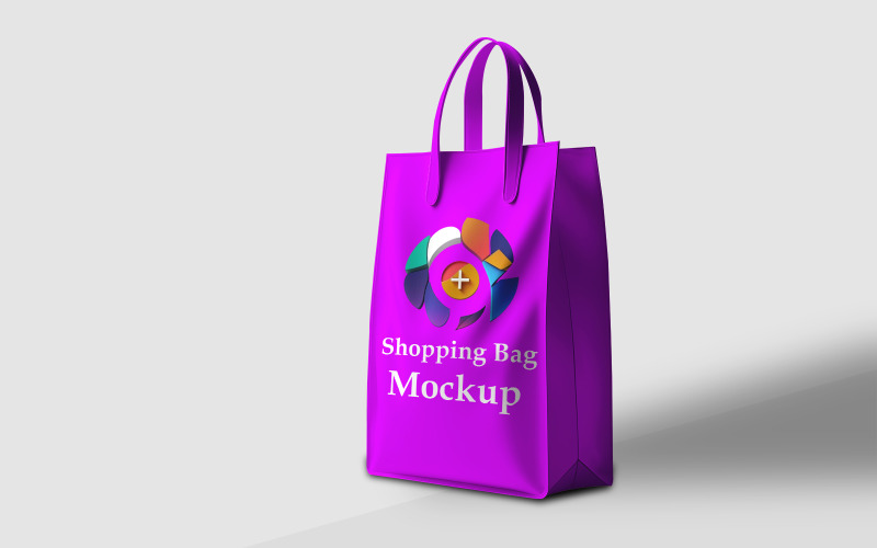 Realistic Bag Mockup Design PSD Template - TemplateMonster