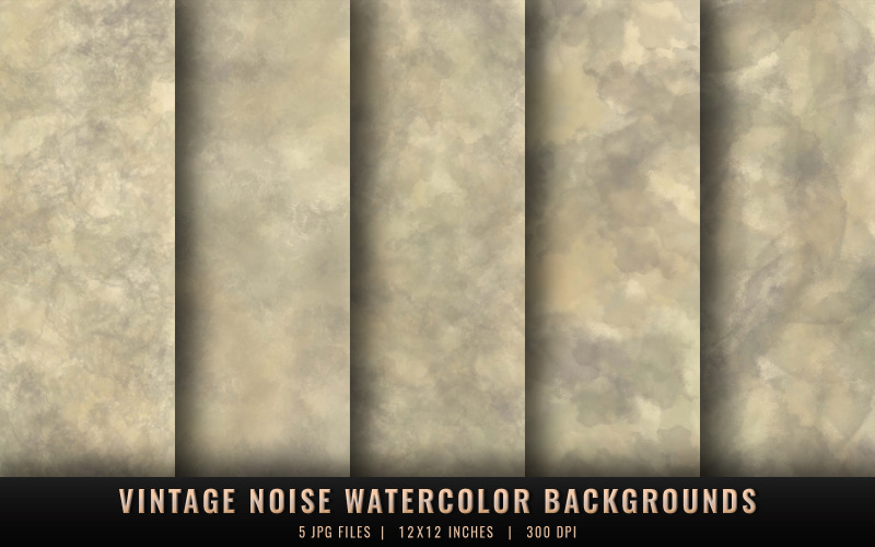 Vintage Noise Watercolor Backgrounds - TemplateMonster
