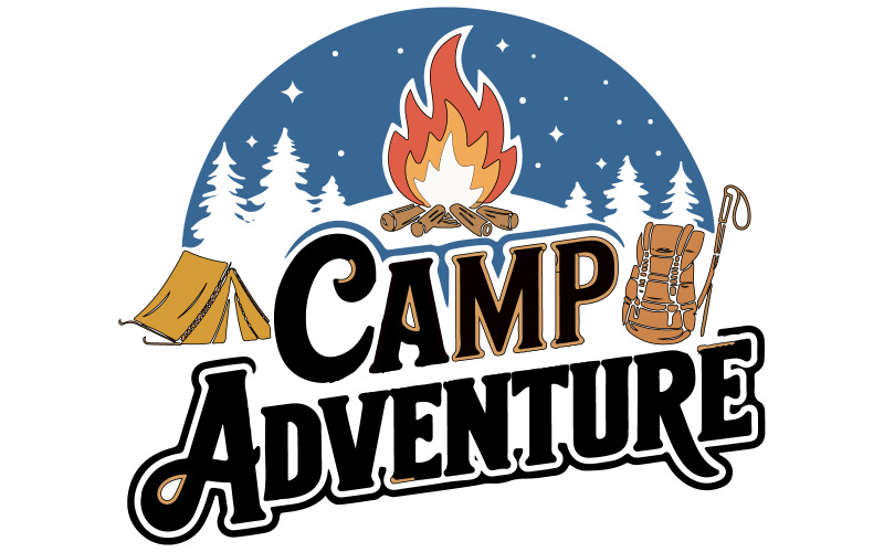 Concevoir un logo innovant pour les camps - TemplateMonster