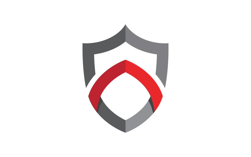 Shield save vector illustration design template v.15