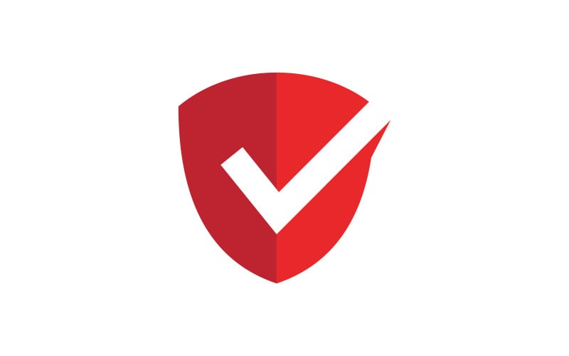 Shield save vector illustration design template v.19