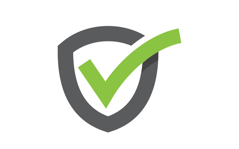 Shield save vector illustration design template v.22