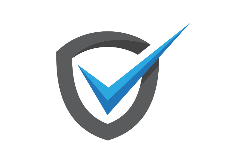 Shield save vector illustration design template v.26