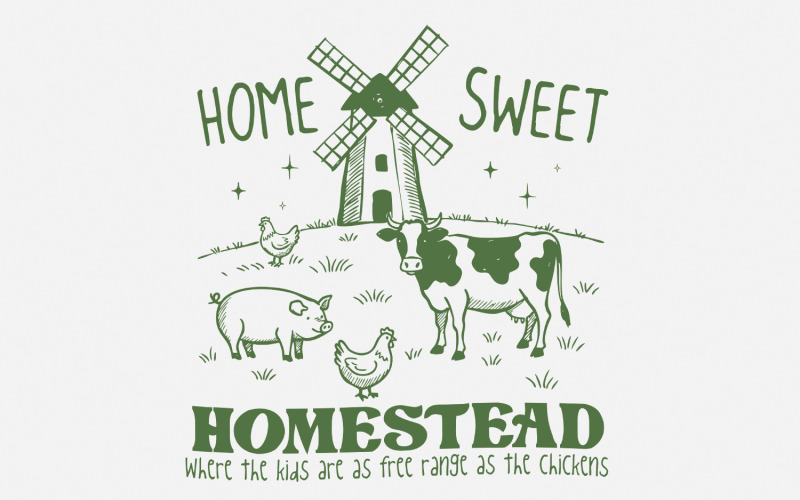 Home Sweet Homestead PNG, Farm Mama png, Homestead PNG, Chicken png ...