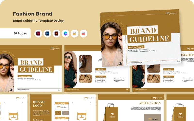 Luxury Fashion Brand Identity Guidelines - TemplateMonster