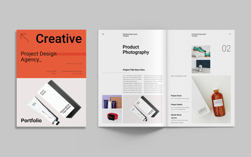 Creative Design Portfolio Template #498239 - TemplateMonster