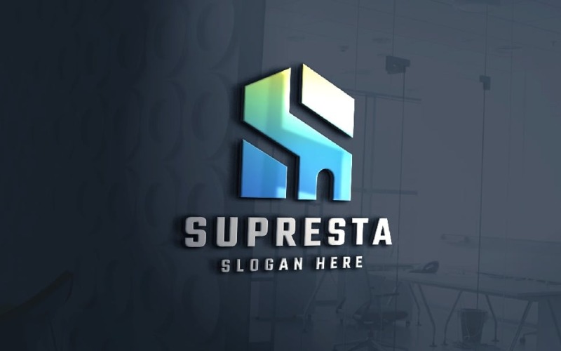 Super Home Real Estate Letter S Logo - TemplateMonster