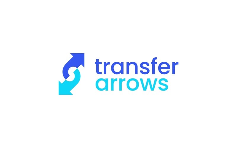 Transfer Arrow Exchange Logo #498221 - TemplateMonster