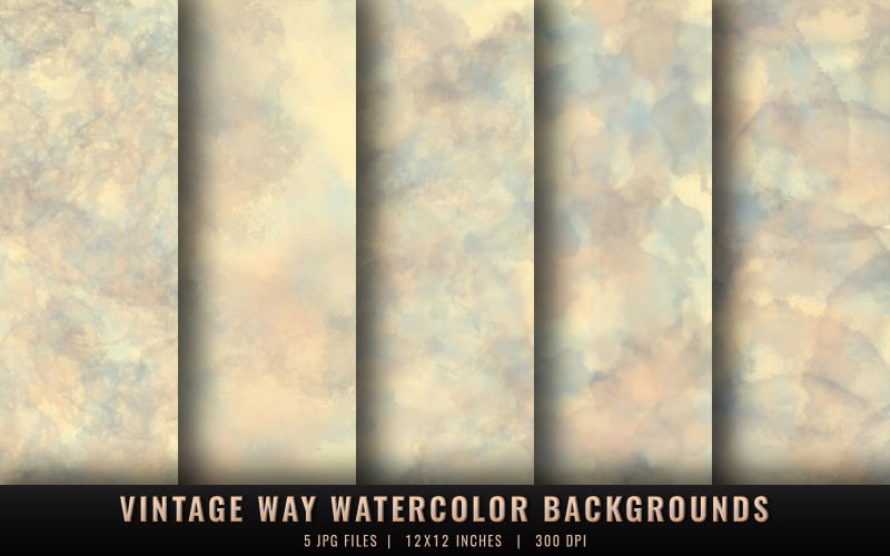 Vintage Way Watercolor Backgrounds #498202 - TemplateMonster