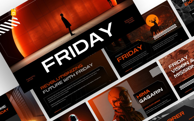 Friday Multipurpose Google Slides Template - TemplateMonster