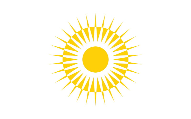 Sun Shine Vector illustration Icon Logo Template design v.11