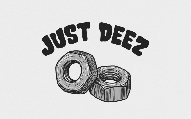 Deez Nuts PNG, Funny Phrase Digital Download, Word Definition, Trendy ...