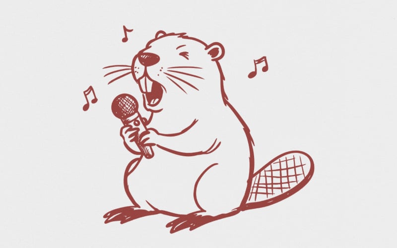 Beaver PNG, Dance Beaver png Clipart, Beaver Silhouette Vector, Beaver ...