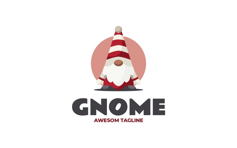 Gnome Simple Mascot Logo 63 #499301 - TemplateMonster