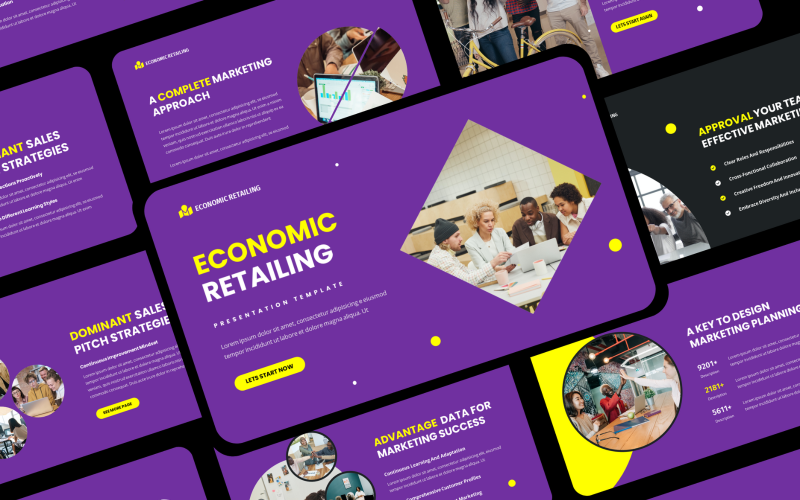 Economy - Marketing Powerpoint Presentation - TemplateMonster