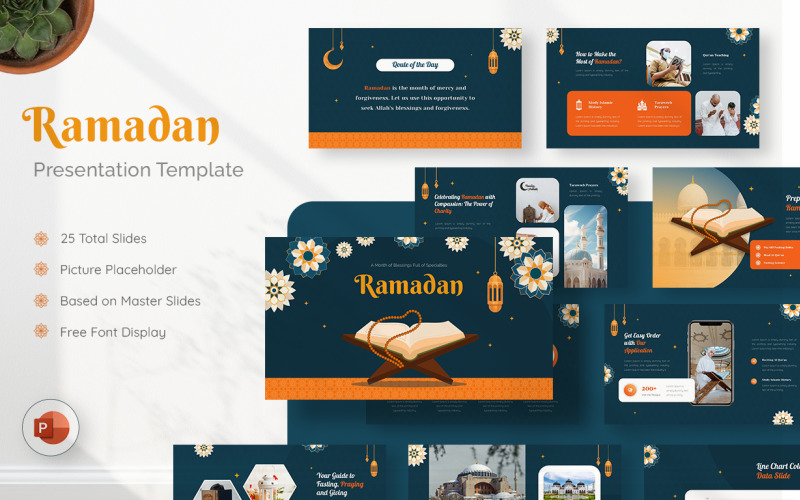 Ramadan PowerPoint Presentation Template - TemplateMonster