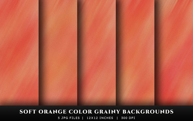 Soft Orange Color Grainy Texture Backgrounds