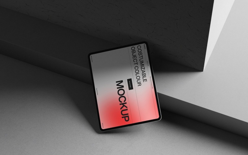 Minimal Floating Tablet Mockup Design - TemplateMonster