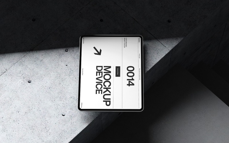 Professional Tablet Mockup Template #500657 - TemplateMonster