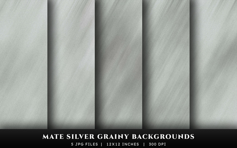 Mate Silver Grainy Texture Backgrounds - TemplateMonster