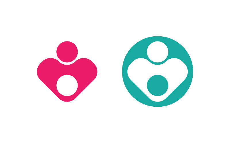 Safe care social community Logo design template v.23