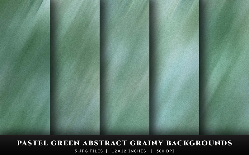 Pastel Green Abstract Grainy Texture Backgrounds