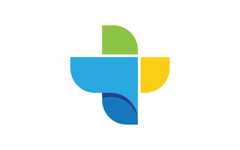 Sağlıklı tıbbi simge Logo vektör çizim tasarımı v.1