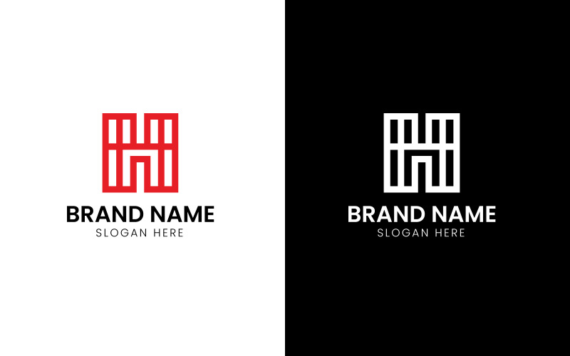 Letter H building logo-788 #501613 - TemplateMonster