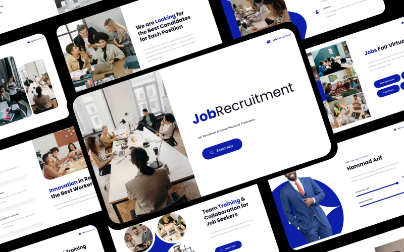 Recruitment - Hiring Business Powerpoint Presentation